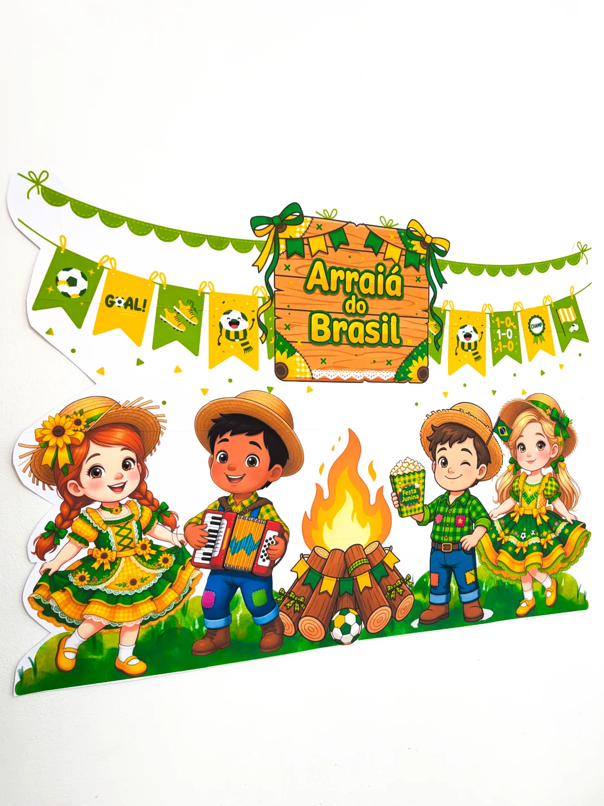PAINEL DE FESTA JUNINA TEMA COPA | Datas Comemorativas | Saber Didático