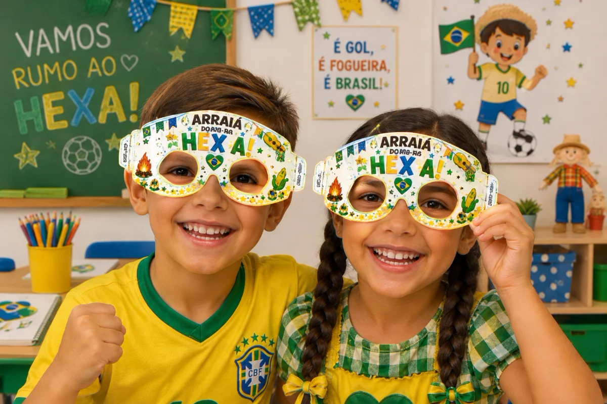 KIT Arraiá Rumo ao Hexa! 🎉 | Datas Comemorativas | Saber Didático