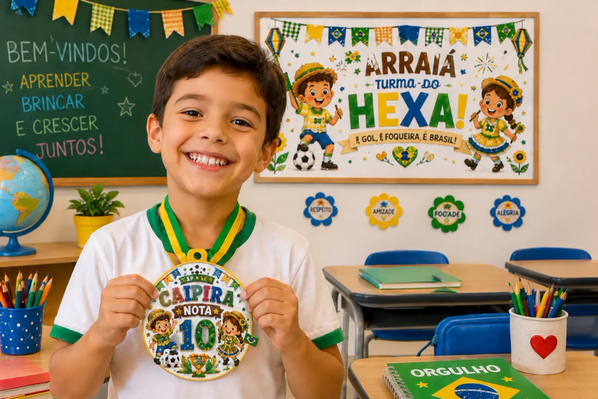 KIT Arraiá Rumo ao Hexa! 🎉 | Datas Comemorativas | Saber Didático