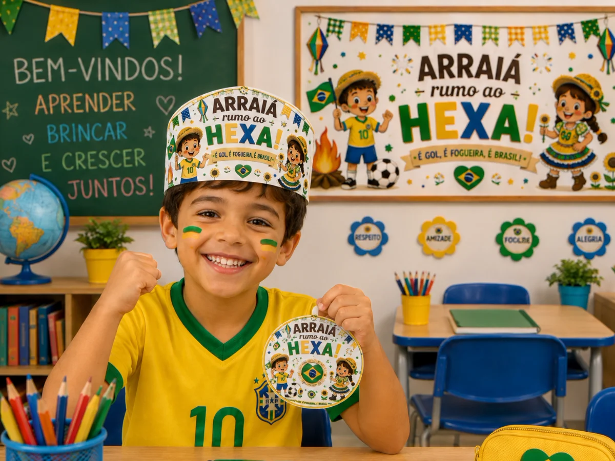 KIT Arraiá Rumo ao Hexa! 🎉 | Datas Comemorativas | Saber Didático
