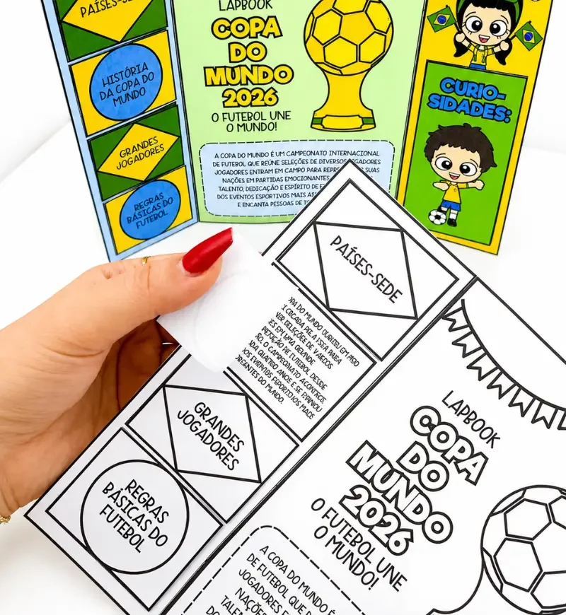 Lapbook Copa do Mundo 2026 | Educação Infantil | Saber Didático