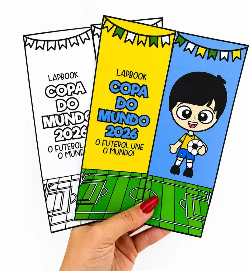 Lapbook Copa do Mundo 2026 | Educação Infantil | Saber Didático