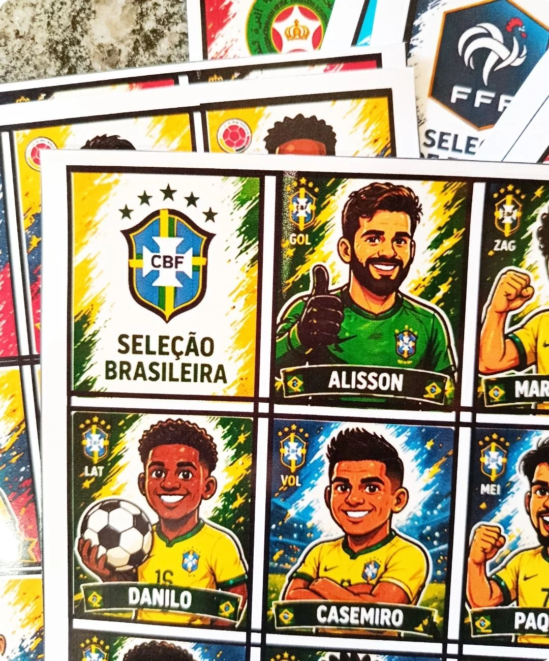 PDF - Álbum da Copa 2026 para Imprimir | Artes | Saber Didático