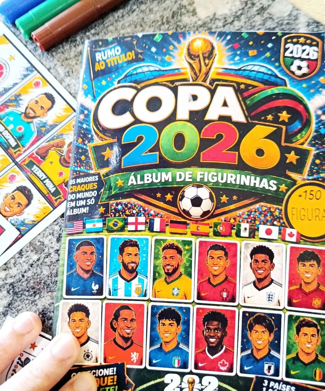 PDF - Álbum da Copa 2026 para Imprimir | Artes | Saber Didático