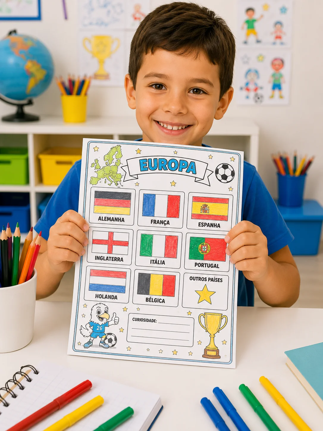 Livrinho para Colorir - Viajando pelos Países da Copa | Datas ...