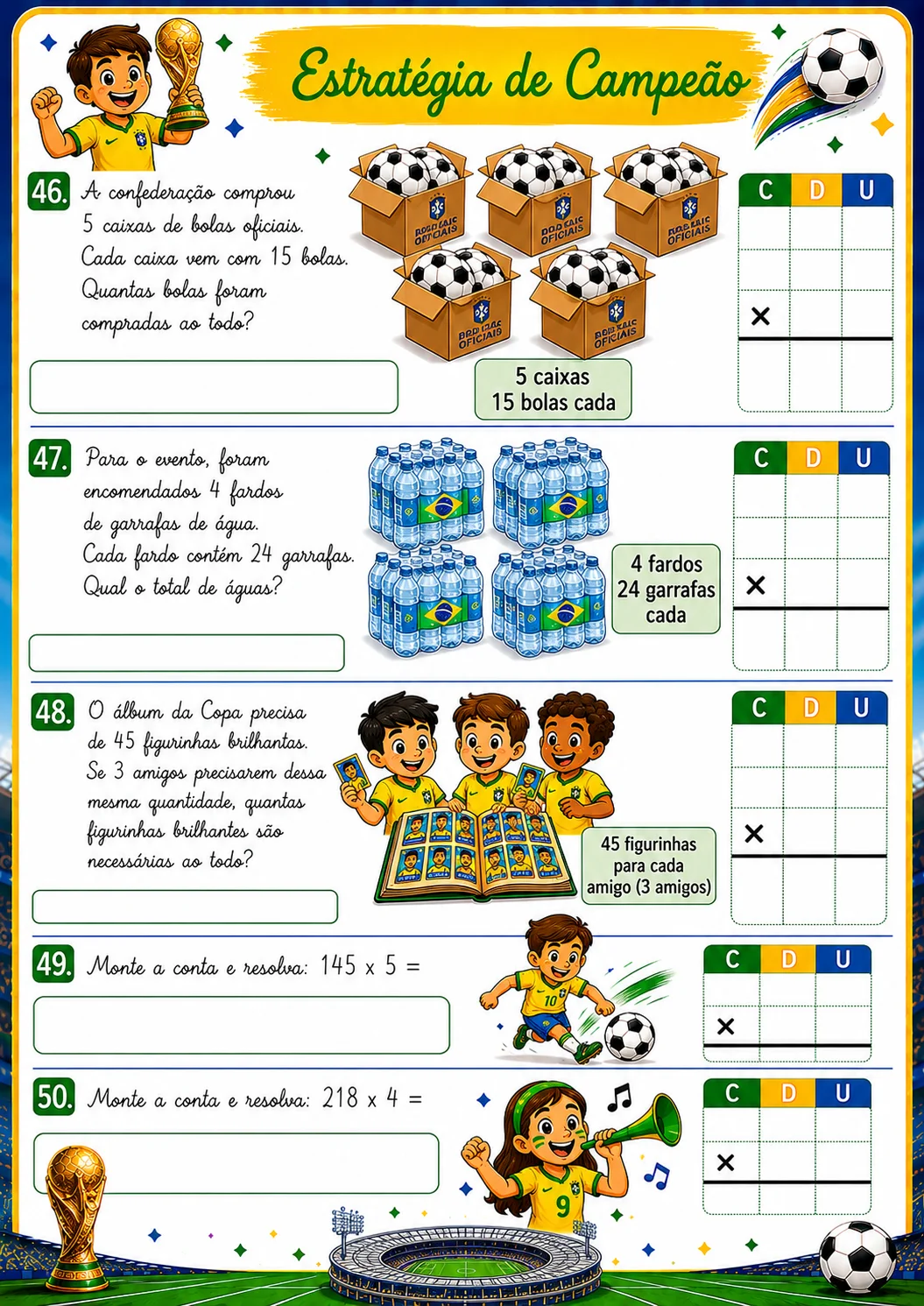 Combo Matemática da Copa do mundo. | Datas Comemorativas | Saber Didático