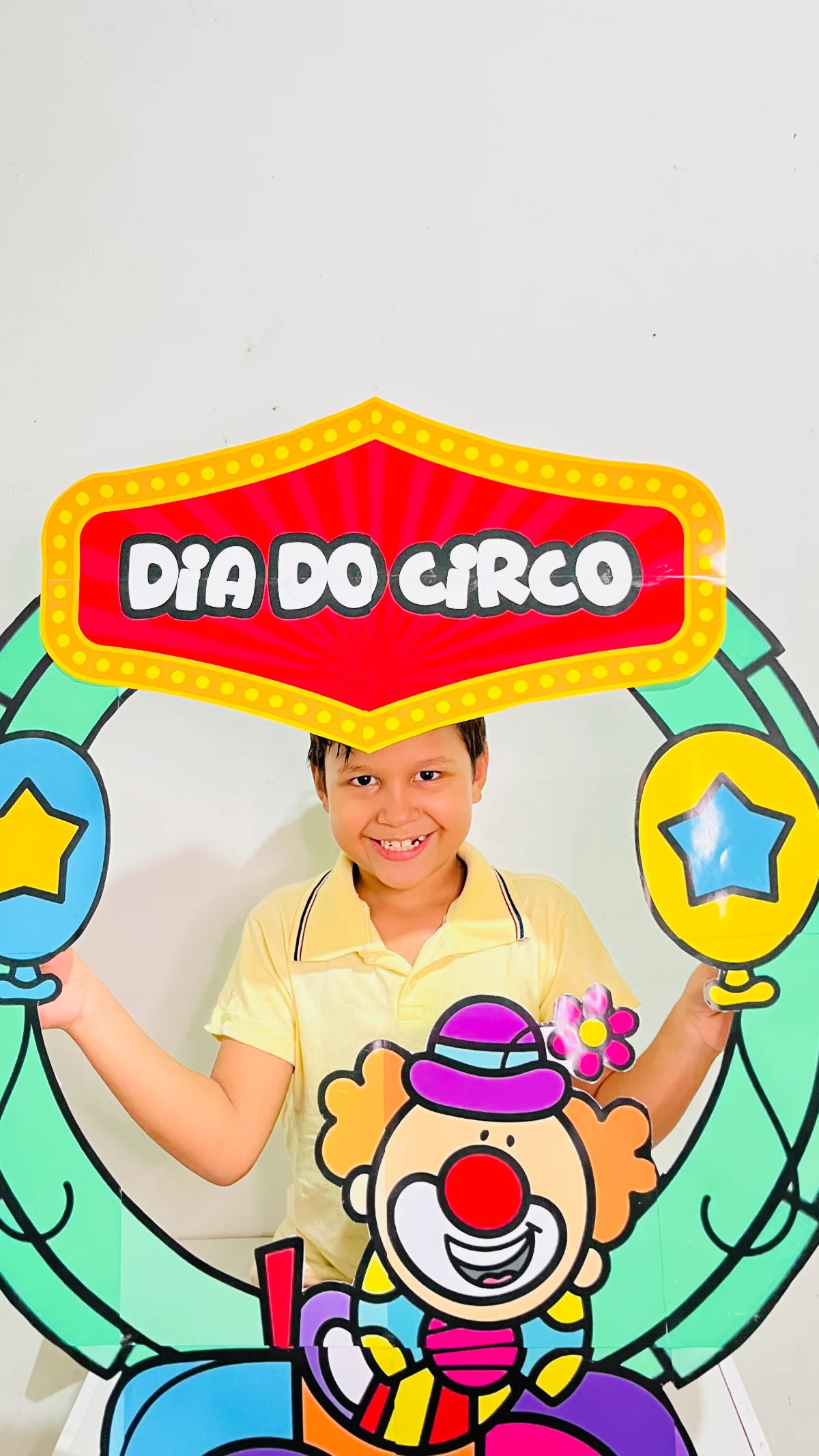 Bambolê para Fotos – Dia do Circo 🎪 | Datas Comemorativas | Saber Didático
