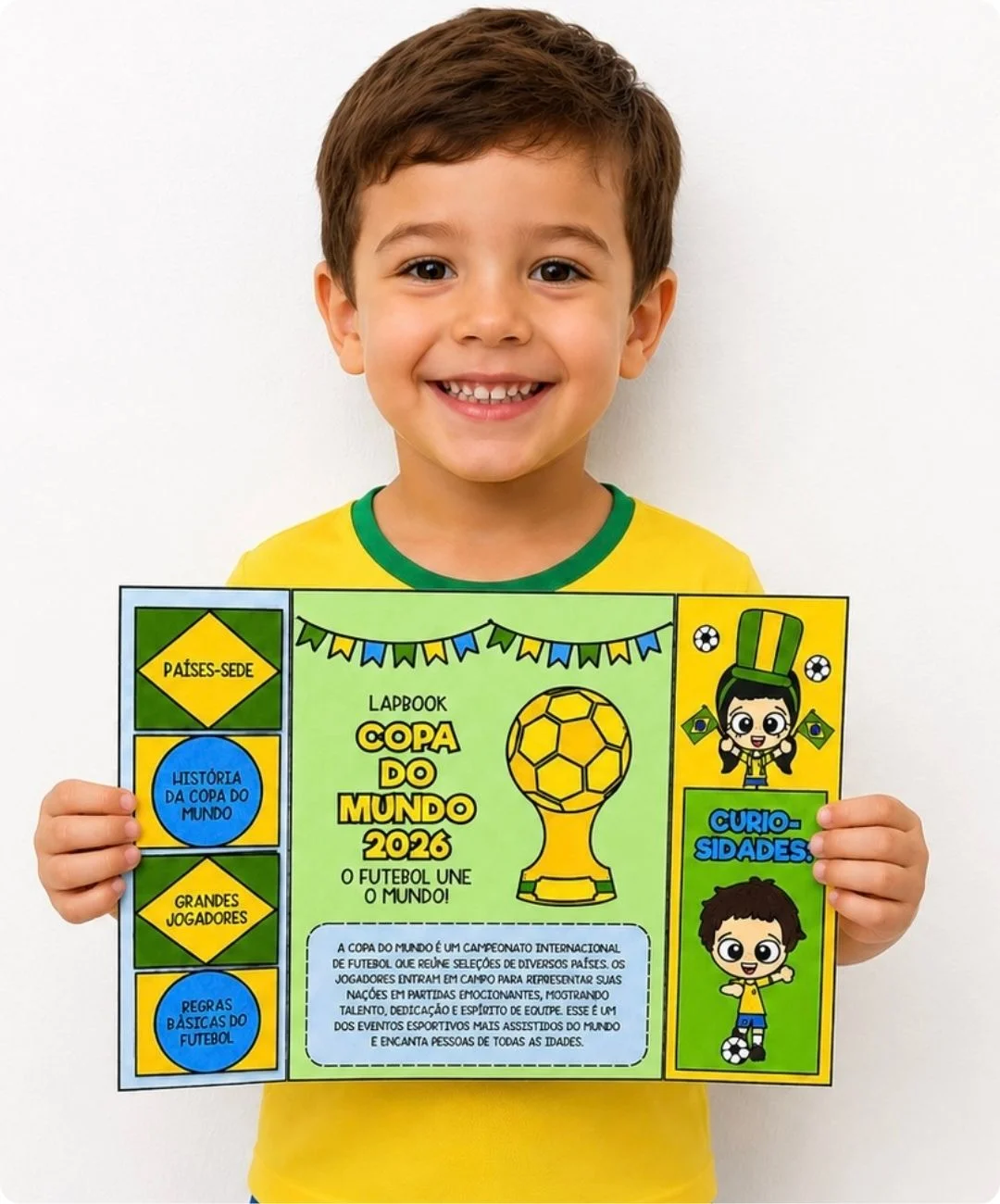 Atividade Interativa Copa – Lapbook (BNCC) | Alfabetização | Saber Didático