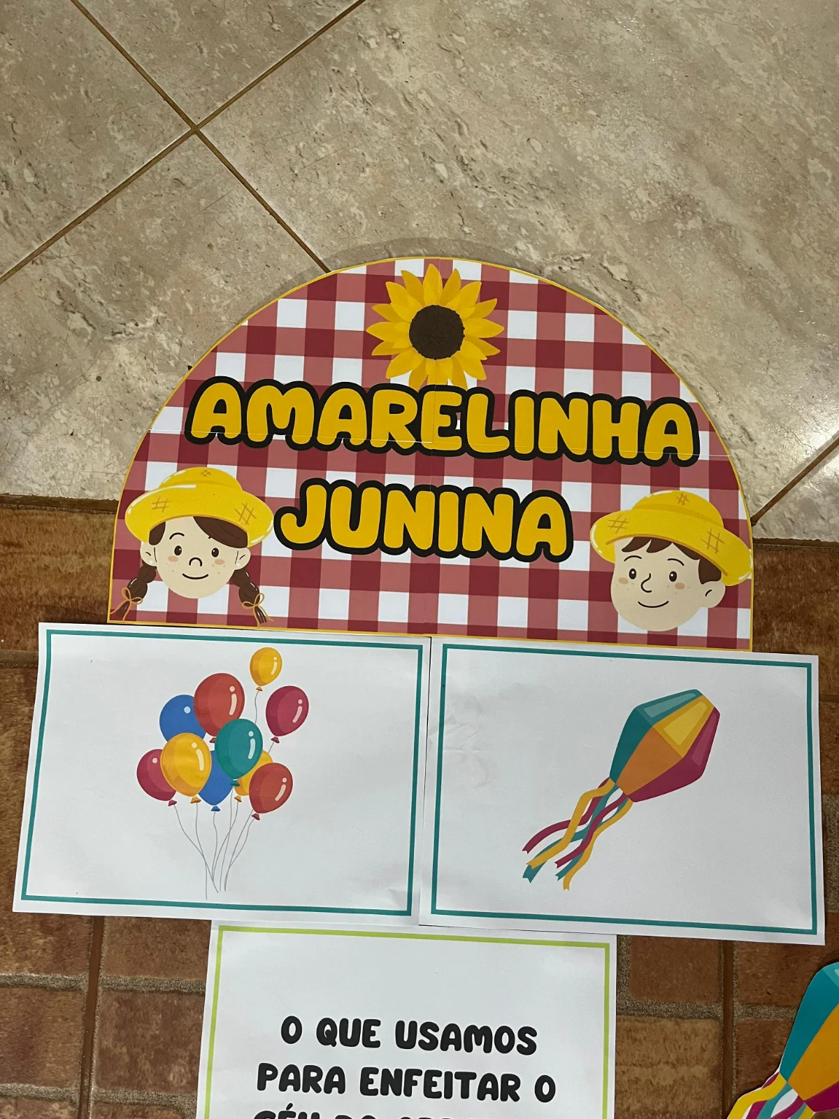 Painel de porta Festa Junina na Copa | Datas Comemorativas | Saber Didático
